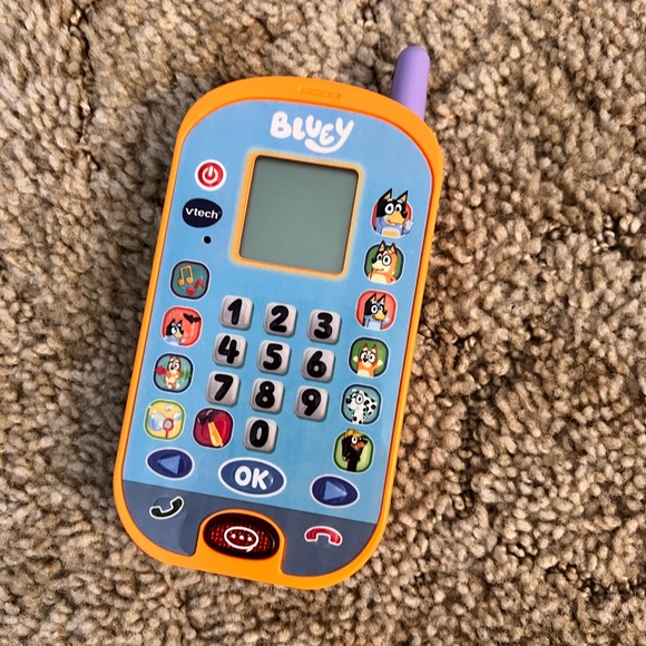 Bluey | Toys | Bluey Toy Phone With Orange Trim | Poshmark